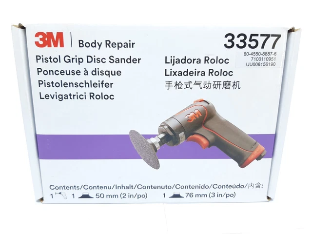 3M 33577 PISTOL Grip Disc Sanders For Body Repair £109.99 - PicClick UK