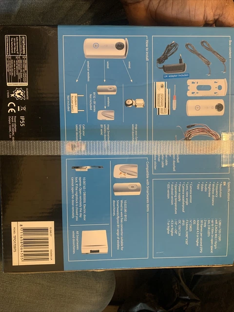 NEW & BOXED Smartwares Remote Video Doorbell VD40W WiFi (FREE iOS ...
