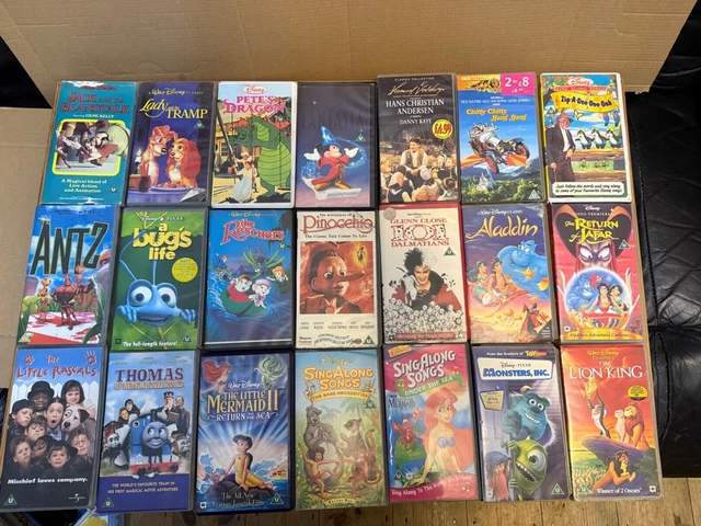 HUGE VHS VIDEO BUNDLE of 21 VIDEO tapes of Classic family entertainment ...