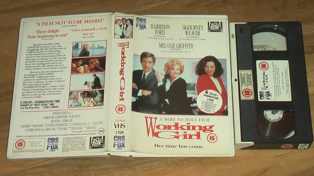 WORKING GIRL VHS Tape Video Big Box Ex Rental PAL CBS/FOX Cert £5.50 - PicClick UK