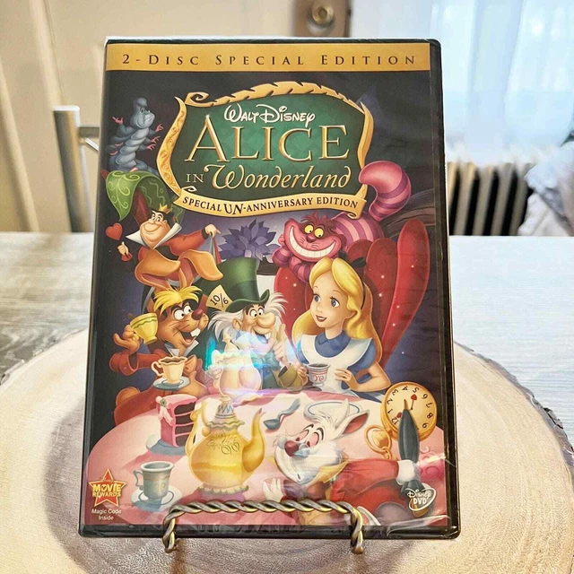 ALICE IN WONDERLAND 2-Disc Special Un-Anniversary Edition DVD, New ...