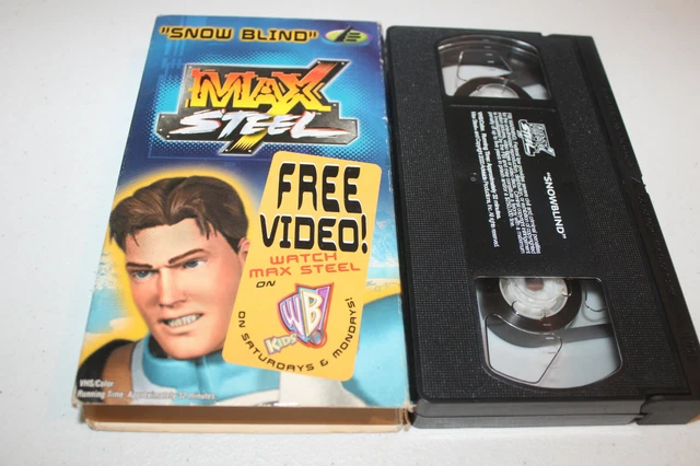 MAX STEEL SNOW Blind (VHS 2000) Kids WB, Martin Jarvis, Matt Kaminsky £ ...