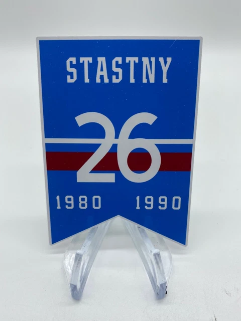 JERSEY RETIRED NUMBER Mini Banner Sticker QUEBEC NORDIQUES "You Pick ...