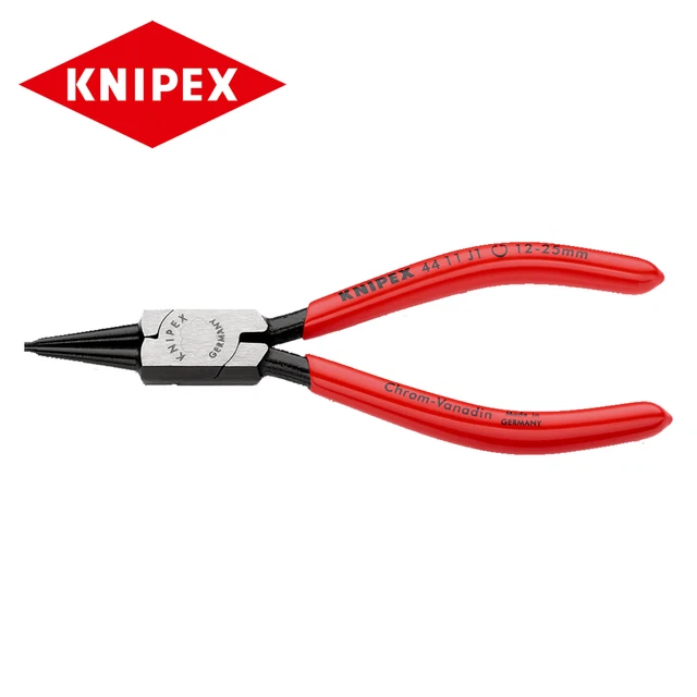 KNIPEX 44 11 J1 Internal Circlip Pliers 12mm - 25mm - Straight Tips - 56132 £19.99 - PicClick UK