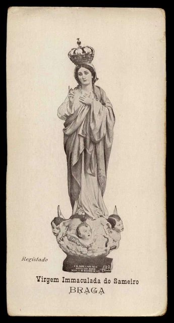 OUR LADY OF IMMACULATE CONCEPTION OF SAMEIRO Old HOLY CARD £5.78 ...