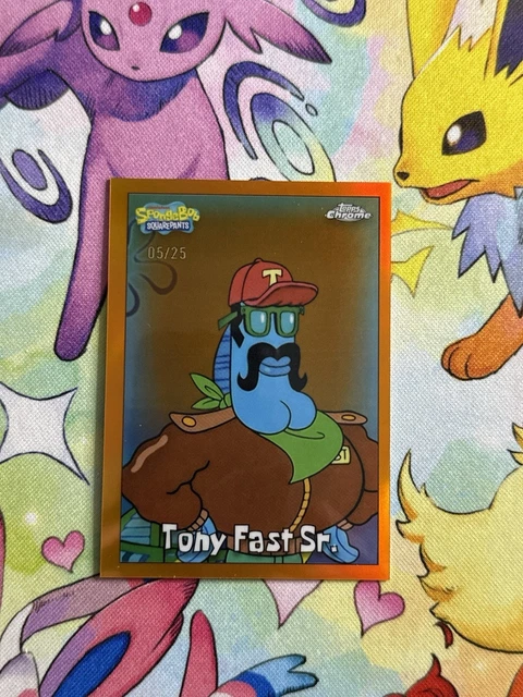 TOPPS CHROME SPONGEBOB 2025 Tony Fast Sr /25 £0.88 - PicClick UK
