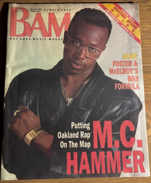 BAM BAY AREA Music Magazine July 28 1989 - Oakland Ca Hip Hop Feature ...
