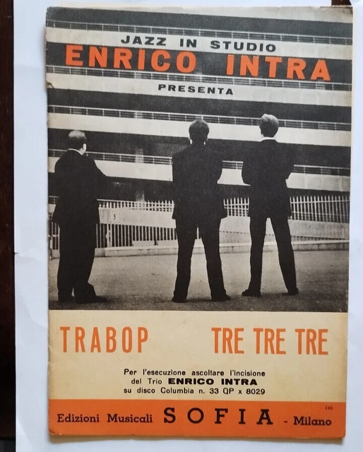 ENRICO INTRA: TRABOP / Tre Tre Tre. Spartito musicale Edizioni Sofia ...