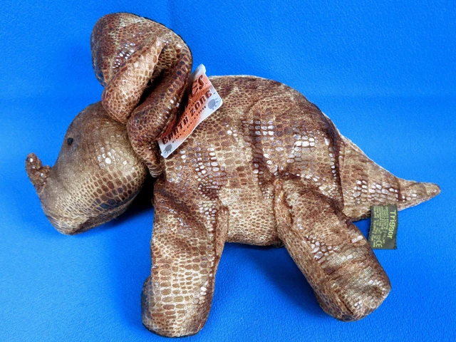TRICERATOPS 🦖 14&DINO FLOPPY ZONIES DINOSAUR soft toy TRIGGOR RUSS ...