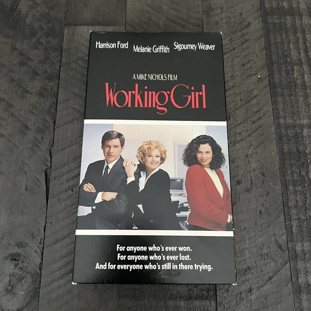 WORKING GIRL VHS Tape Harrison Ford Melanie Griffith Sigourney Weaver £ ...