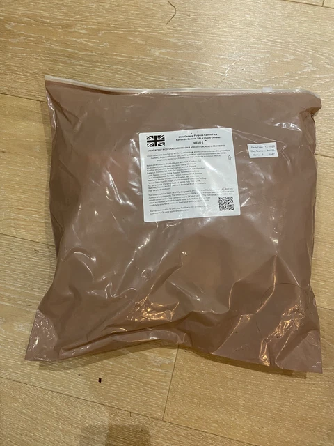 BRITISH ARMY 24 Hr Ration Pack Menu 5 (Genuine Military Issue) Ex 10/ ...