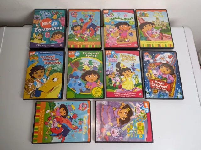 Dora The Explorer Dvd Lot Of 6 Nickelodeon And Nick Jr Tested Pre Owned