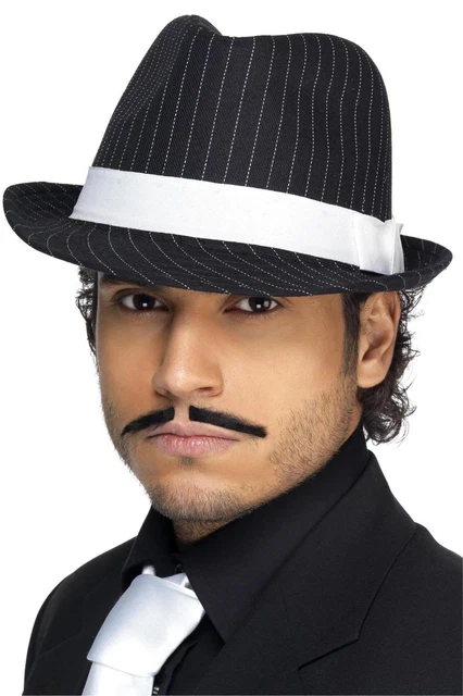 SMIFFYS DELUXE TRILBY 1920's 20s Gangster Mafia Hat Mens Adults Fancy ...