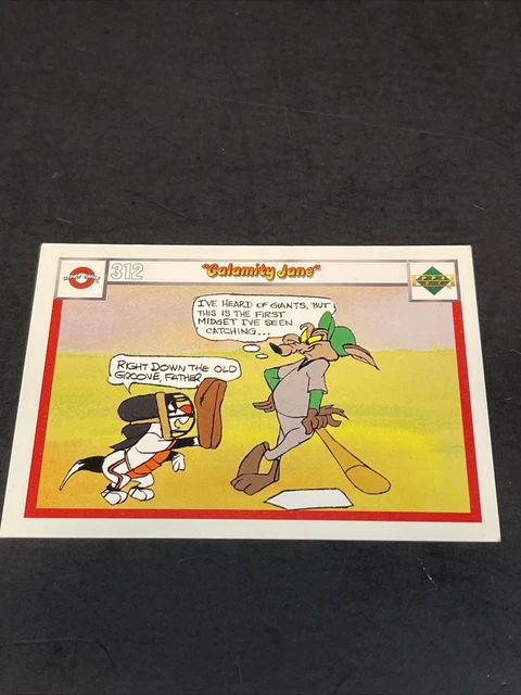 1990 UPPER DECK Looney Tunes Calamity Jane Card #312 et #321 RARE ...