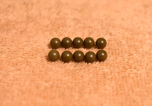 10 TORLON PLASTIQUE Valve Corps Carreaux Balles .250 " 1/4 pour TH350 ...