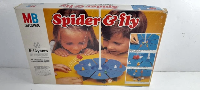 SPIDER & FLY Rare Board Game MB Games Vintage 1977 Complete Fun Retro ...
