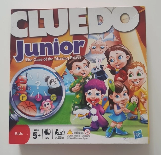 CLUEDO JUNIOR THE Case Of The Missing Prizes By Hasbro 2012 Age 5 cluedo-junior-the-case-of-the-missing-prizes-by-hasbro-2012-age-5