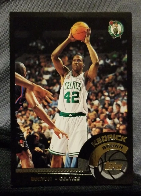 2002-03 TOPPS BLACK Boston Celtics Basketball Card Kedrick Brown s/n ...