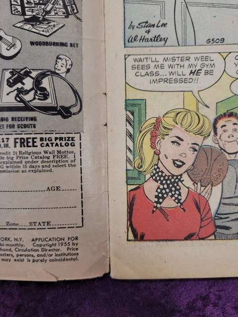 MEET MISS BLISS #3 Atlas (Marvel) Comics 1955 $159.99 - PicClick CA