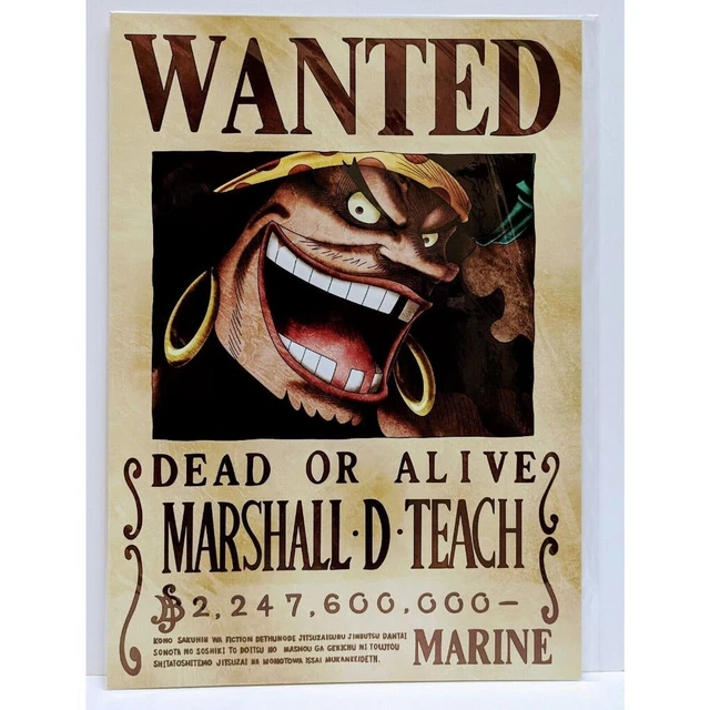 One Piece Wanted Poster FOR SALE! - PicClick UK