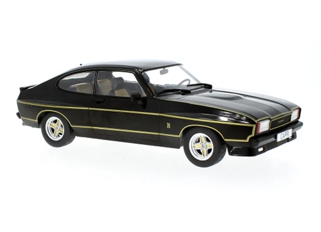 FORD CAPRI MKII X-Pack Black 1978 1:18 Scale Diecast Model Superb Rare ...
