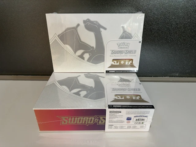 CHARIZARD UPC POKÉMON TCG: Sword and Shield Ultra Premium Collection (2 ...