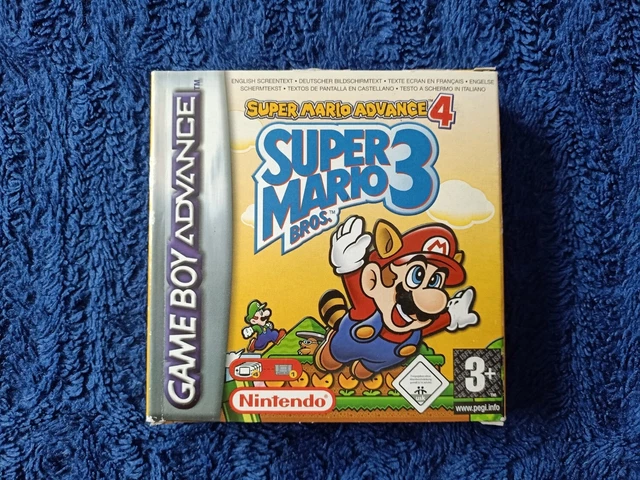 SUPER MARIO ADVANCE 4: Super Mario Bros 3 (Game Boy Advance Gba Pal ...