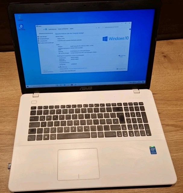 ASUS LAPTOP NOTEBOOK F751M 8GB Ram 1TB HD WIN 10 EUR 60,00 - PicClick DE