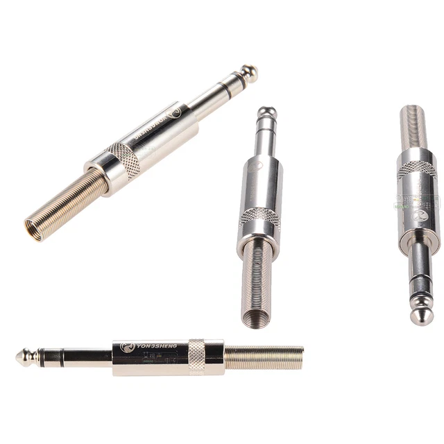 3 POLE XLR Mic Male Female Panel Mount Connectors Silver /Gold -Palted ...