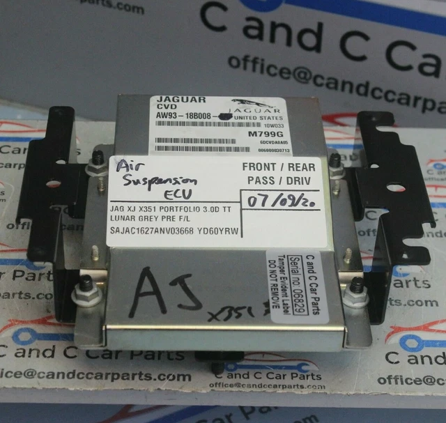 JAGUAR XJ X351 Air Suspension Control Module ECU AW9318B008AA D2A5 £29. ...