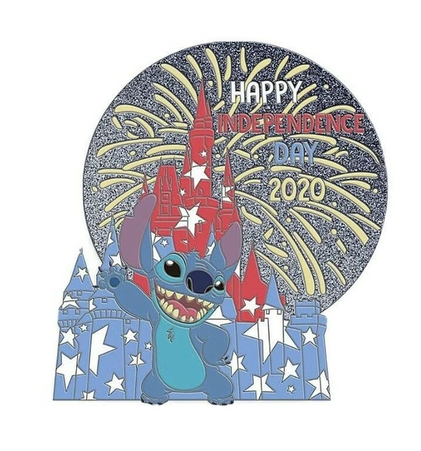 DISNEY STITCH HAPPY Independence Day 2020 Limited Edition 4000 PIN $32. ...