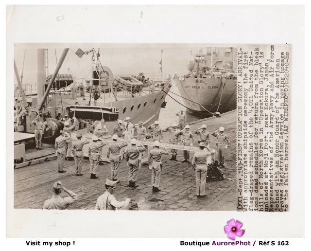 KOREAN WAR, KOREAN War, Operation Glory, Dead Ceremony Soldier Gi -S162 ...