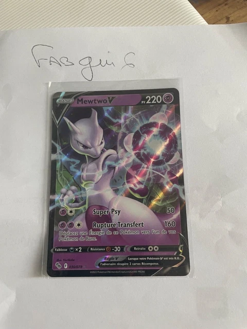 1995 Pokemon Cards Mewtwo V 030/078 Pokemon GO Trading Card - Near Mint ...