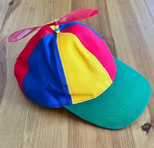 PROPELLER BEANIE BOY Hat Tweedle Dee Tweddle Dum Colorful Adult Hat ...