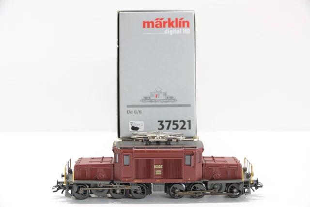 H0 MÄRKLIN 37521 E-Lok Elektrolok Elok BR 15303 De 6/6 digital AC OVP ...