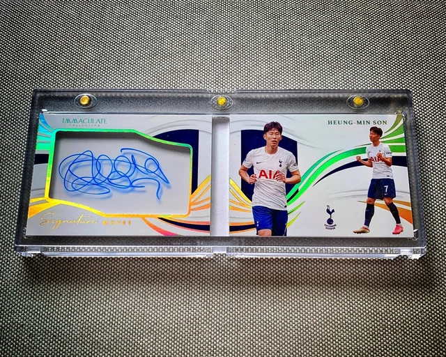 2021-22 PANINI IMMACULATE Heung-Min Son Signature Moves Booklet Auto ...
