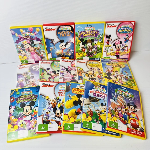 14 X MICKEY Mouse Clubhouse DVD Bundle Good Condition G rating Region 4 ...