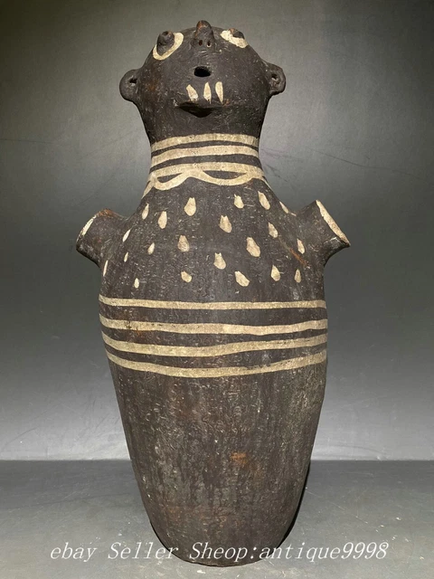 OLD CHINESE NEOLITHIC Age Majia Kiln Culture Pottery Painting People ...