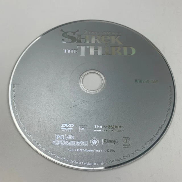 DISC ONLY - Shrek the Third (DVD, 2007) $1.99 - PicClick CA