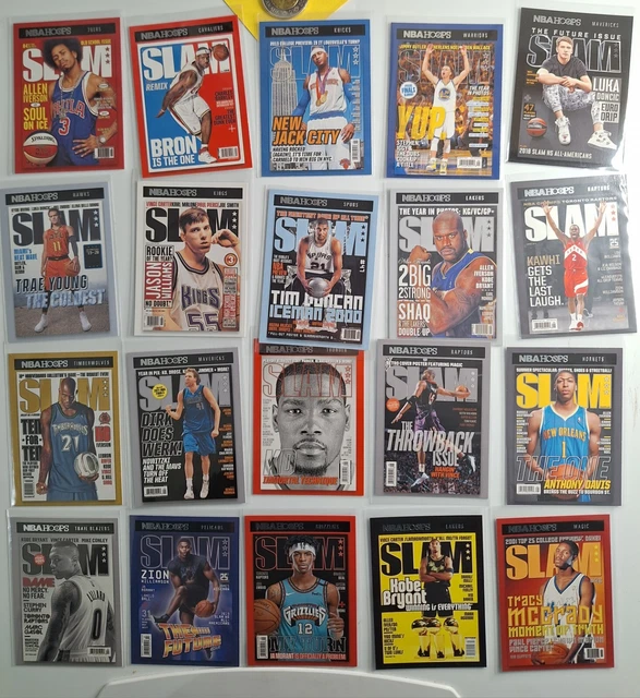 2020-21 NBA HOOPS Slam Magazine COMPLETE Set #1-20 Kobe Luka Doncic ...