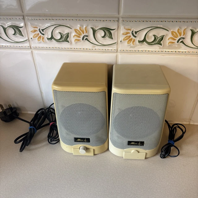 VINTAGE RETRO MUSE SP-70 Computer Multimedia Speakers With PSU £16.32 - PicClick UK