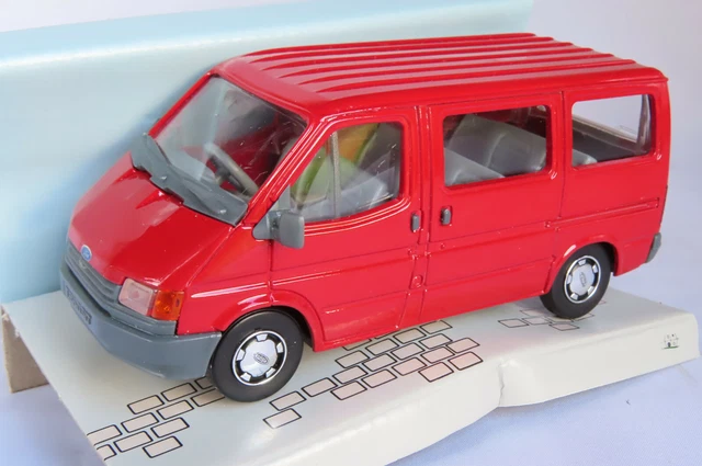 FORD TRANSIT 9-SEATER 90'S Old Shop Stock Van Diecast Toy Car Model ...