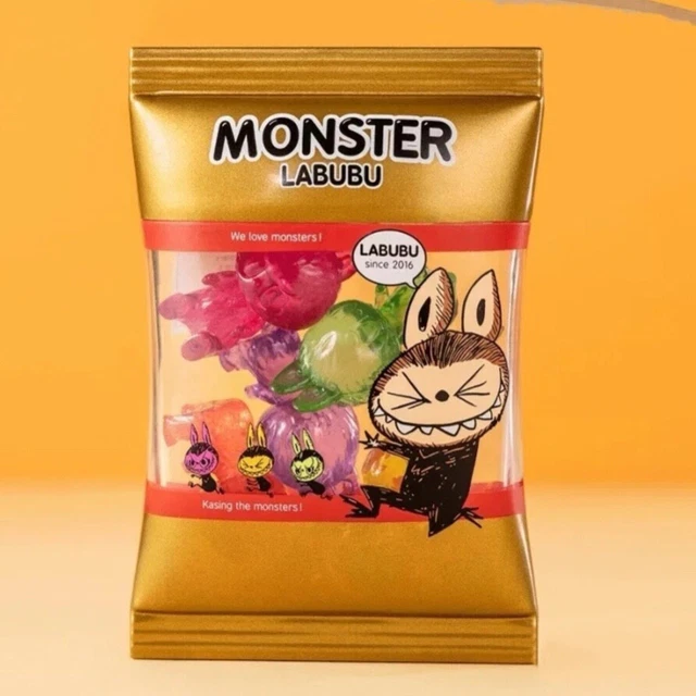 POP MART X HOW2WORK Labubu The Monsters Candy Gummy Candy Mini Figure ...