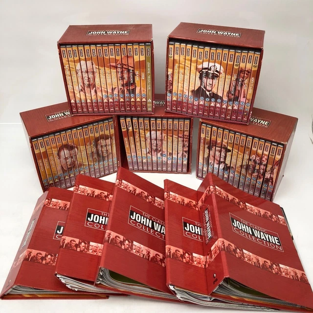 THE CLASSIC JOHN Wayne Collection DVD Magazine Bundle De Agostini ...