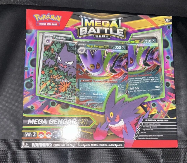 POKEMON TCG MEGA Battle Deck (Mega Gengar ex) Factory Sealed Brand New ...