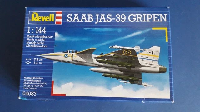 SAAB JAS-39 GRIPEN model kit by Revell, ref.04087 in 1/144 scale EUR 14 ...