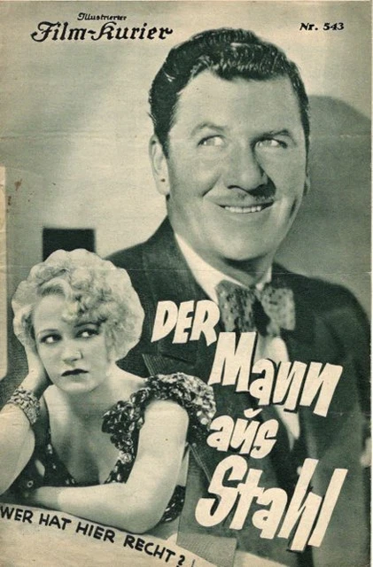 IFK 543 - DER MANN AUS STAHL - George Bancroft, John Wayne 1932 RARE EUR 20,00 - PicClick DE