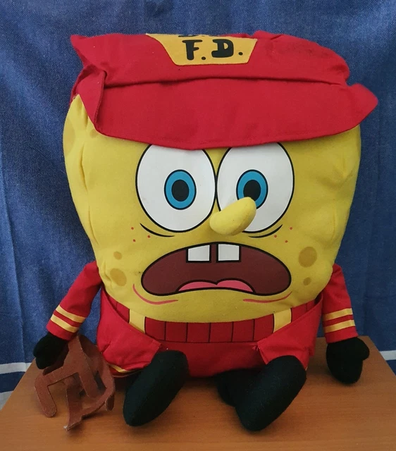 SPONGEBOB SQUAREPANTS, PLUSH Fireman 37cm $34.95 - PicClick AU