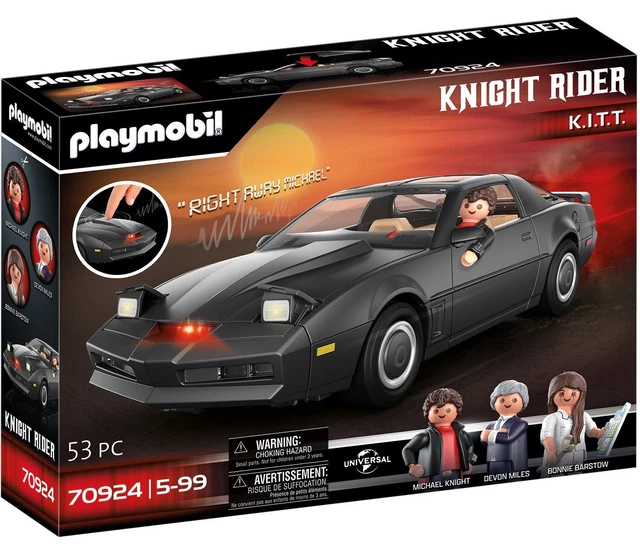 PLAYMOBIL KNIGHT RIDER - K.I.T.T. Modèle Original Lumière Et Son ...