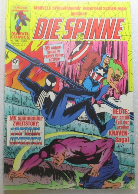 NACHLASS CHANCE COMIC Seltenheit DIE SPINNE Marvel Condor Erstauflage ...